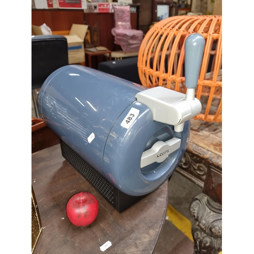 A Krups sub beer machine in a navy blue glaze finish. €230 on Amazon.