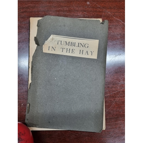 An intriguing early 20th century book titled 'Tumbling in the Hay' by ...