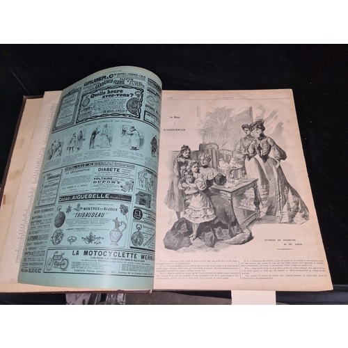 Two large antique amazing hardback full leather copies of 'L ...