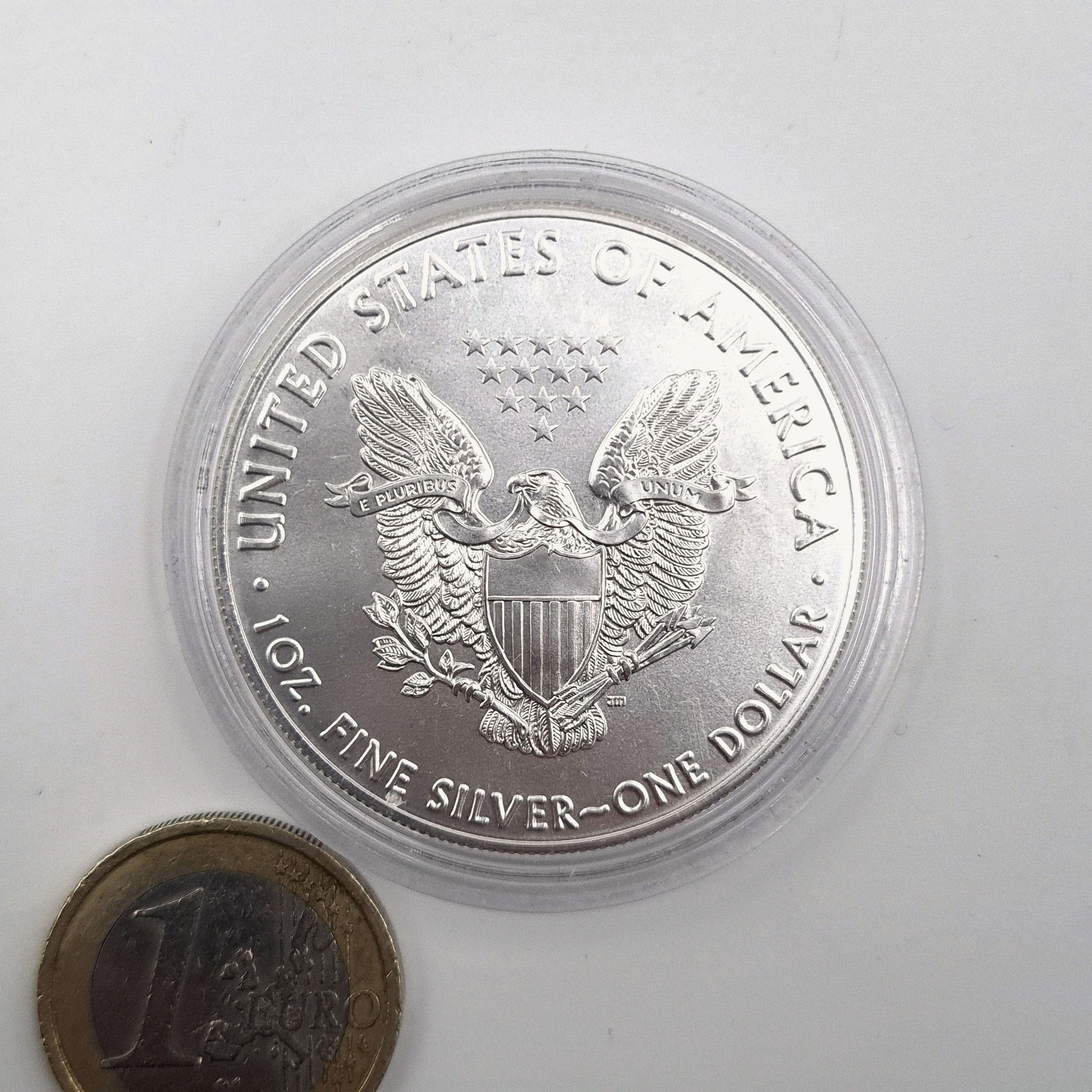 A Fine silver Walking Liberty one ounce United states of America coin ...