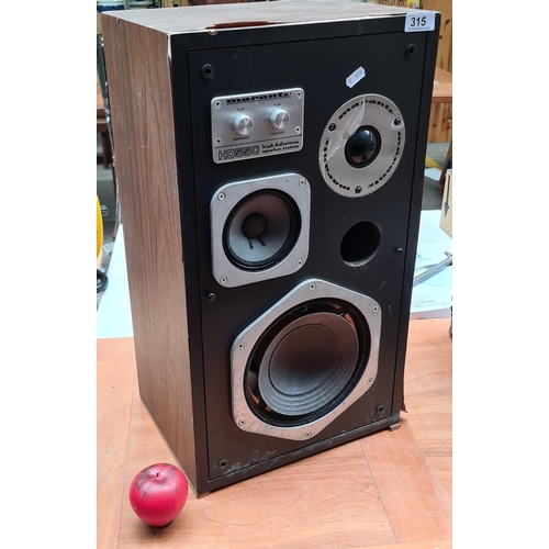 A Marantz HD550 high definition speaker system.