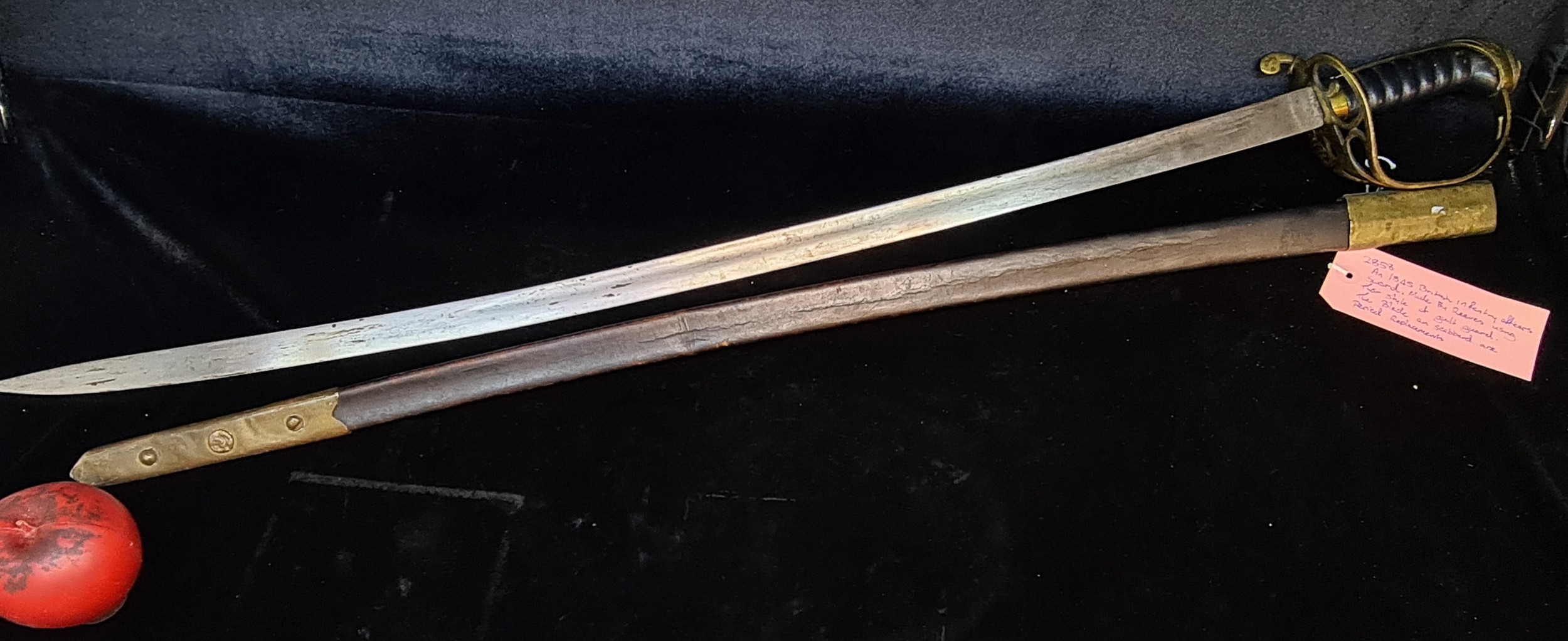 Star Lot : An 1845 British Infantry Officers sword. Made by Reeves ...