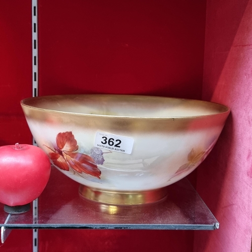 Star lot : A 1930's Royal Worcester bowl, finely painted by Kitty Blake ...