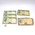 A collection of Lady Lavery Irish banknotes. One 5 pound note, together ...