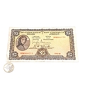 A rare Lady Lavery five pound note dated 19/02/48. Graded fine.