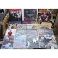 A collection of 15 vintage Heavy Metal vinyl records featuring various ...
