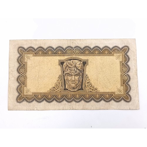 A rare Lady Lavery five pound note dated 19/02/48. Graded fine.