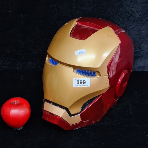 A Hasbro Legends wearable 1/1 Scale Iron Man Electronic Helmet Prop ...