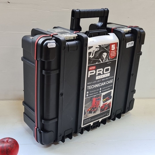 Keter Pro Series hard-shell technician case, black polypropylene with ...