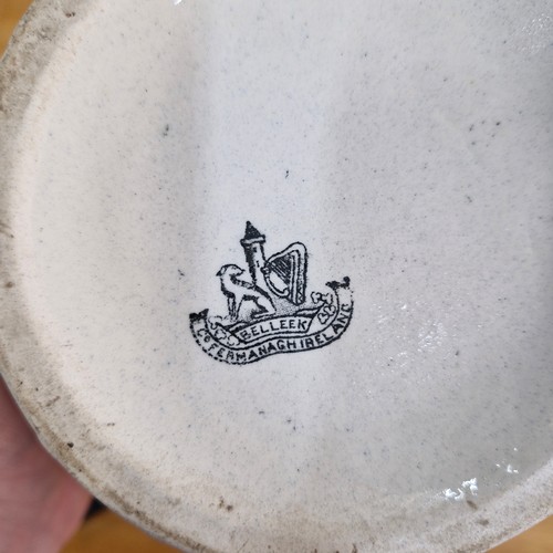Star lot : A fantastic large rare antique Belleek black stamp (1891 ...