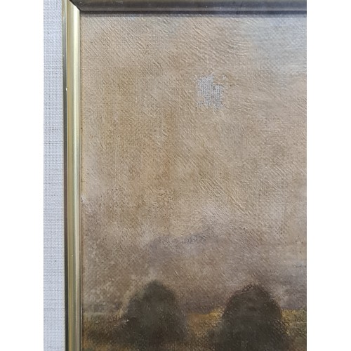 Star Lot: An original oil on canvas painting. Features a serene ...
