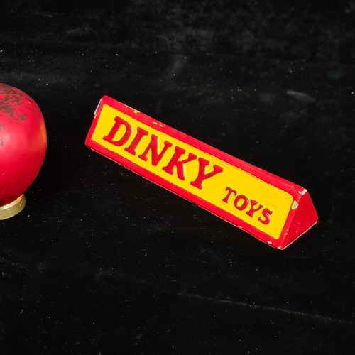 An original heavy vintage circa. 1950/60's Dinky Toys display sign with ...