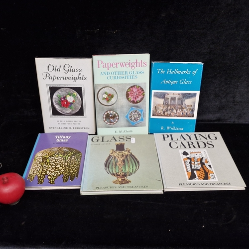 A selection of six hardback books of antique and collecting interest ...