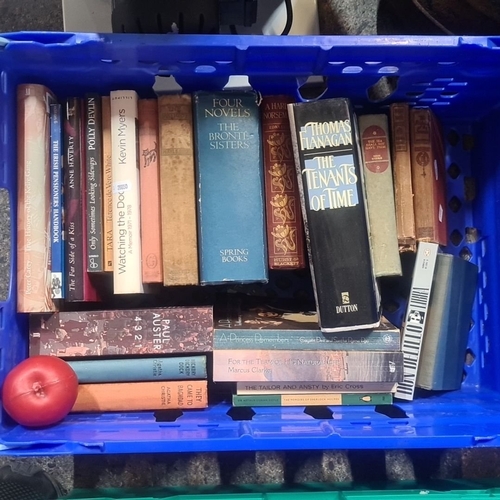 Approximately twenty assorted hardback and paperback books, including ...