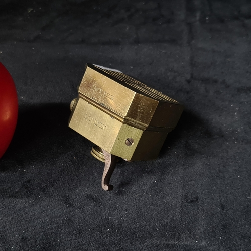 An interesting antique medical instrument known as a spring loaded ...