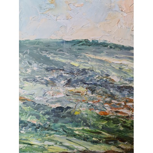 Star Lot: A wonderful original oil on board painting titled 'Robin ...