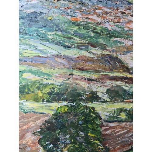 Star Lot: A wonderful original oil on board painting titled 'Robin ...