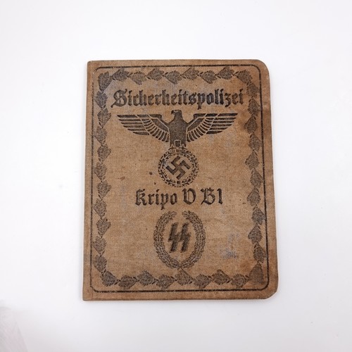 A genuine WW2 officers military identification card with date ...