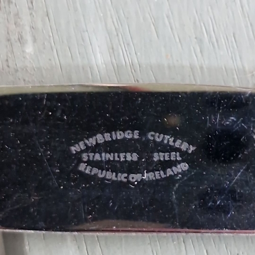 Newbridge Cutlery stainless-steel flatware service, shell and foliate ...