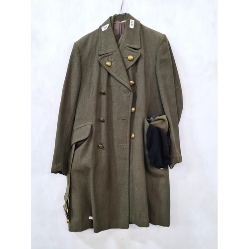 Star lot : A vintage Irish Army Defense forces uniform with trench coat ...