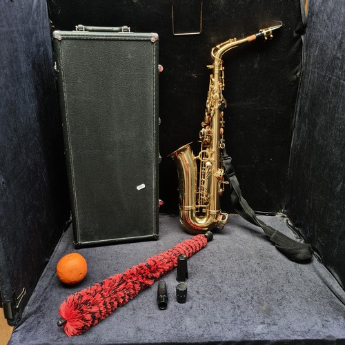 Star Lot: A Vivace Alto Saxophone with gold lacquered finish and mother ...