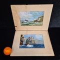 'May Vaughan' A pair of original 'May Vaughan' watercolour on paper ...