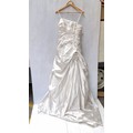 Star Lot: A classic satin Tia by Benjamin Robert designer bridal ...