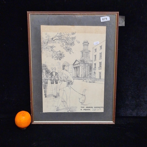 Star Lot: 'Gerry Hunt' An original 'Gerry Hunt' pencil on paper drawing ...