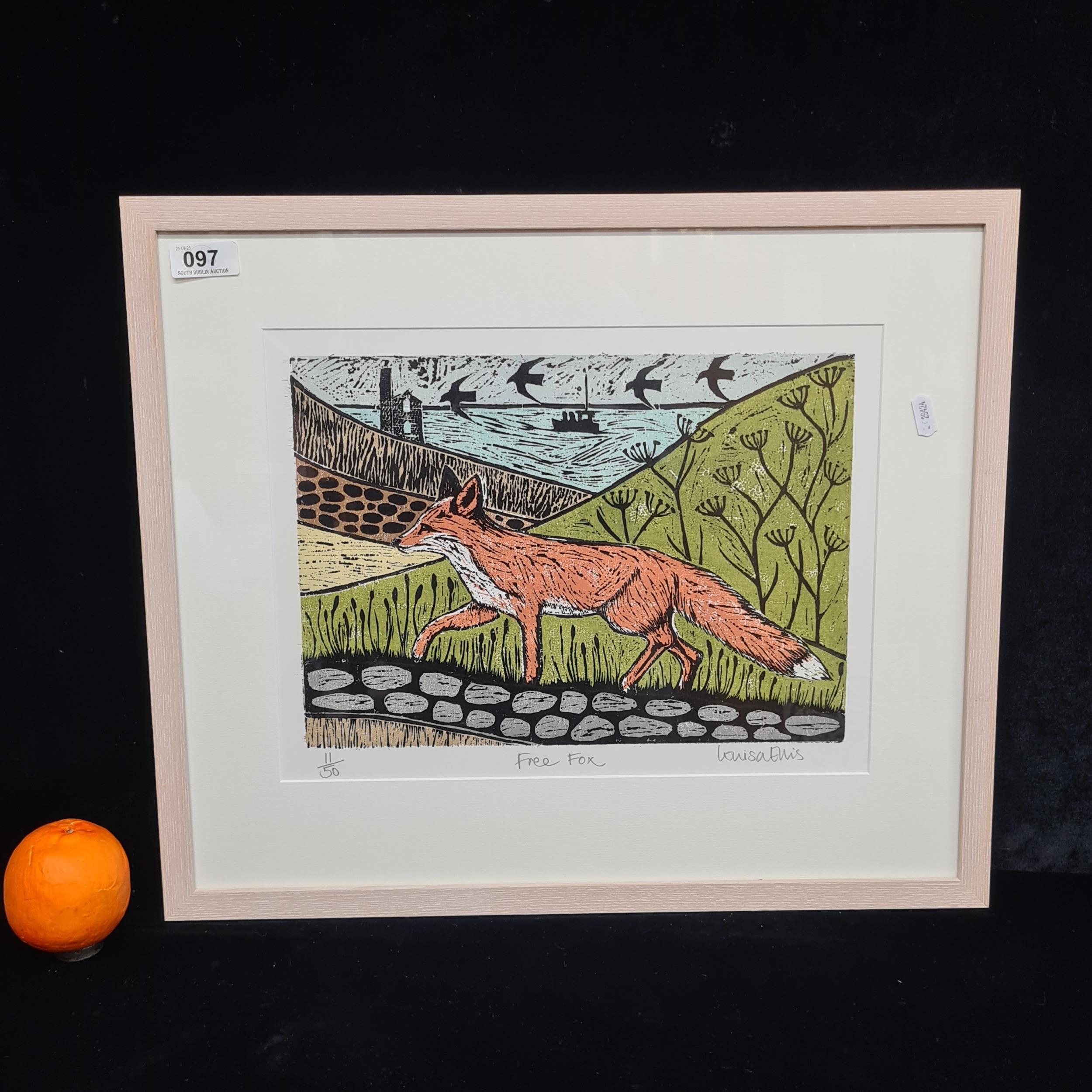 An original limited edition 11 / 50 hand signed 'Louisa Ellis' giclee ...