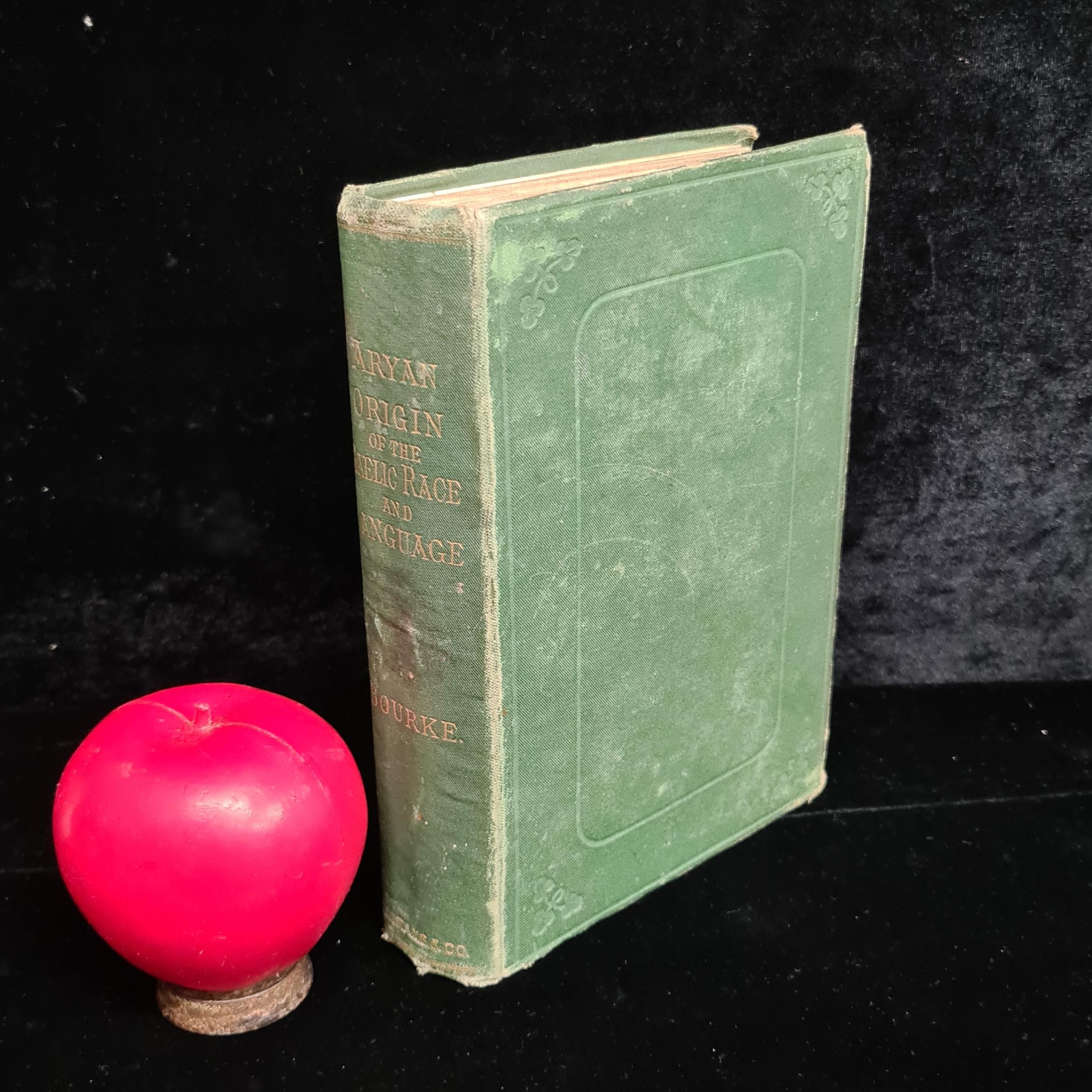 An antique hardback book titled The Aryan Origin of the Gaelic Race and ...