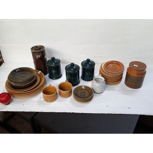 Group of assorted 1970s British stoneware, including Hornsea ‘Saffron ...