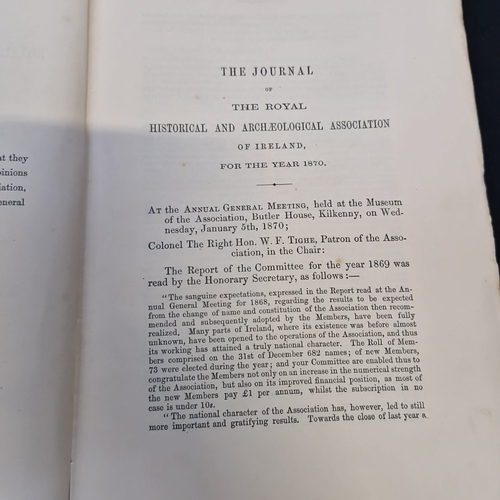 January 1870, Vol. I—Fourth Series, inaugural number of The Journal of ...