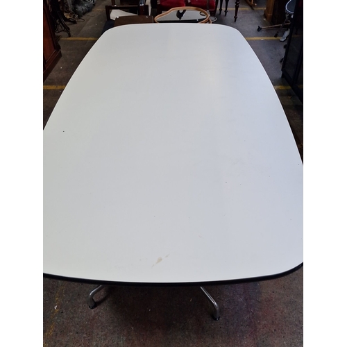 Super Star Lot : Herman Miller Eames segmented-base racetrack ...