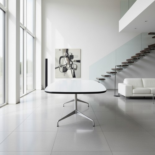 Super Star Lot : Herman Miller Eames segmented-base racetrack ...