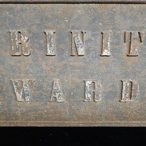 Star Lot : A fabulous rare antique 1850-1890 cast metal sign for ...