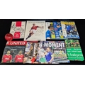 A selection of vintage and modern Irish and UK football programmes, as ...