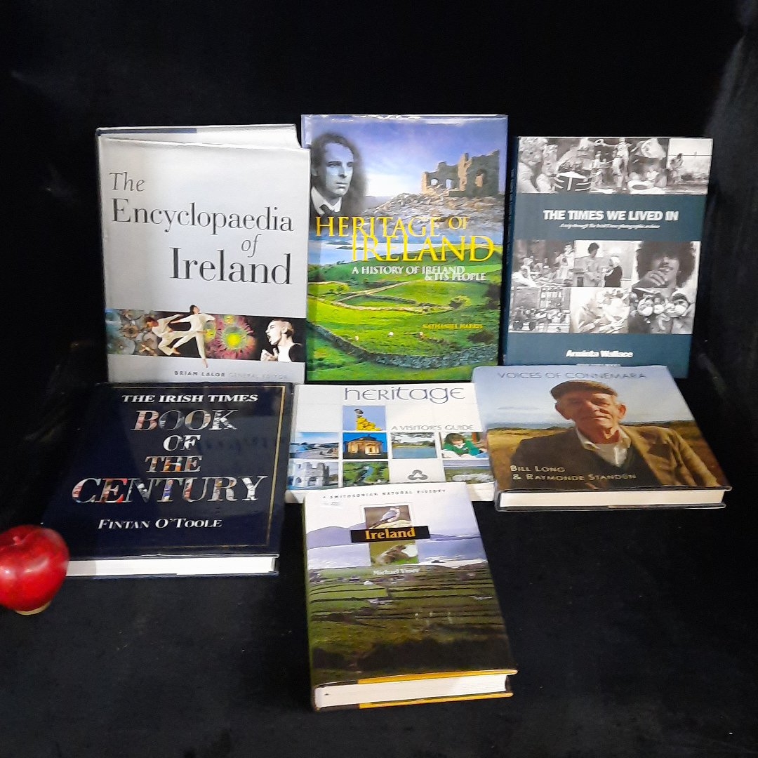 Set of 7 books on Irish history, culture and heritage, including The ...