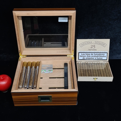 Star Lot : An excellent Cigar wooden cigar humidor designed to maintain ...
