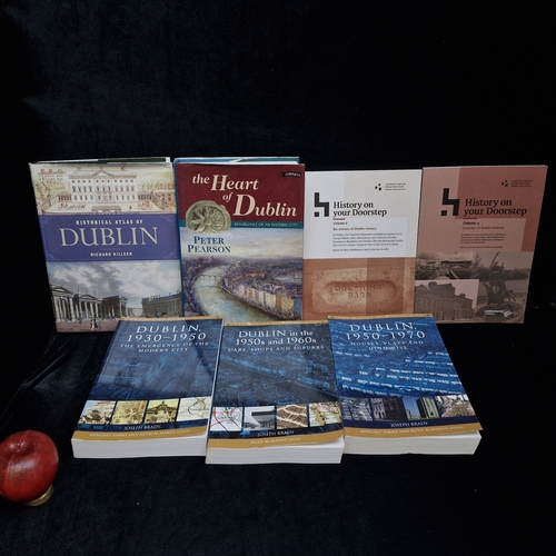 Seven books of Dublin History interest including titles 'Dublin 1950 ...