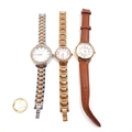 Three as new Tipperary Crystal watches two with gemset bezel and metal ...
