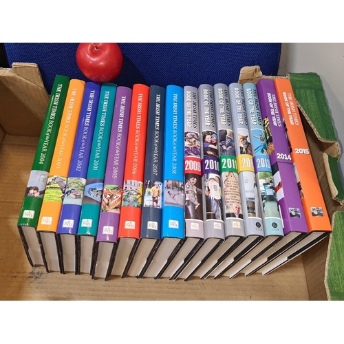 Set of 15 hardback volumes “The Irish Times Book of the Year”, covering ...