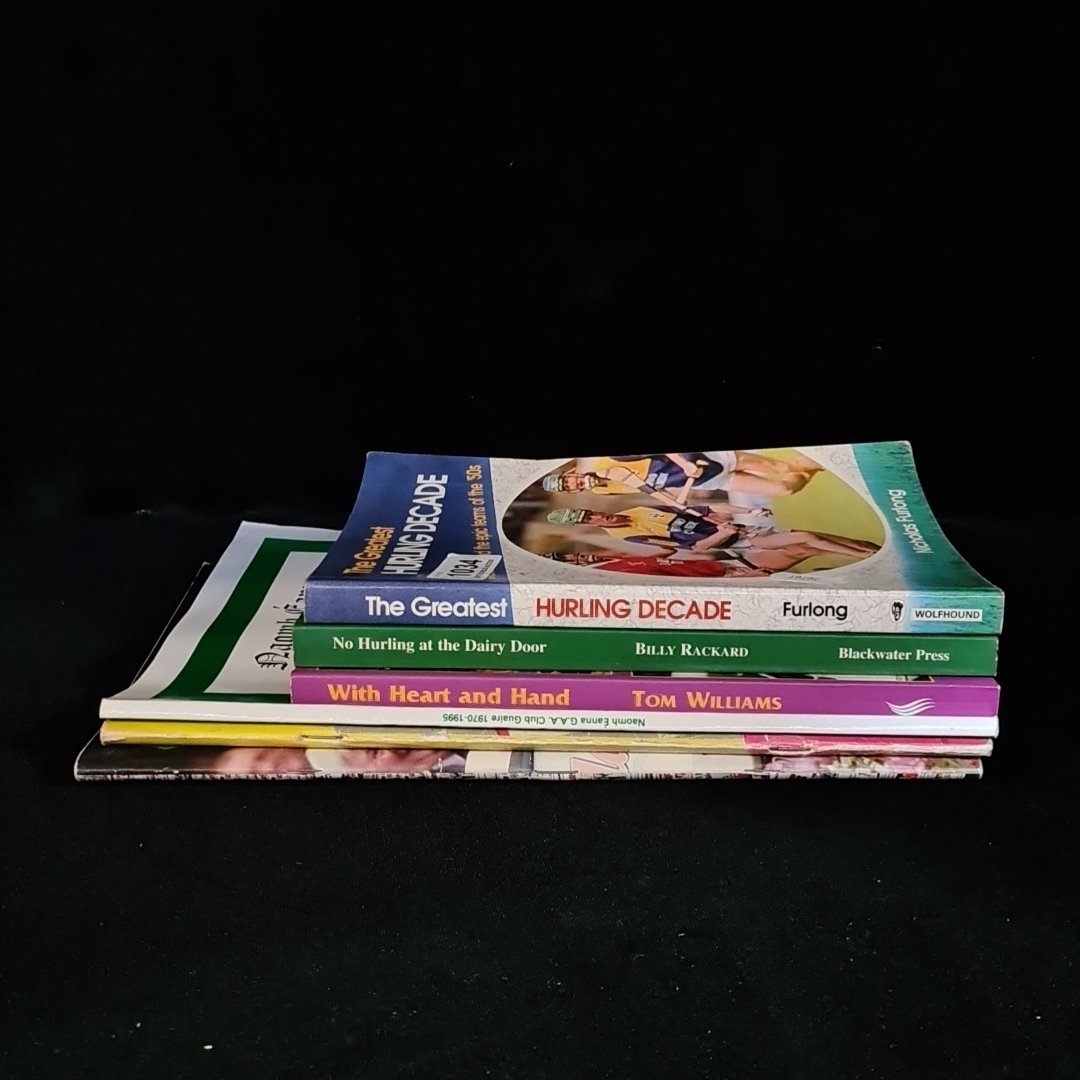 Group of Irish hurling and GAA softcover books, including Nicholas ...