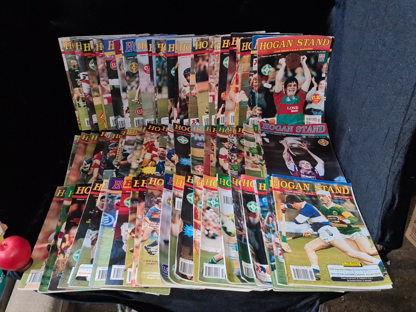 Group of approximately 40 "Hogan Stand" weekly G.A.A. magazines ...
