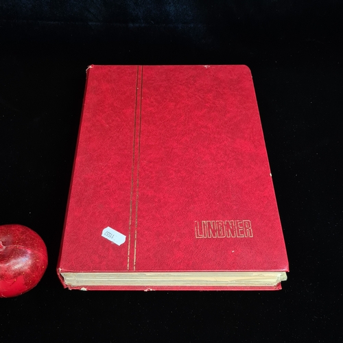 A fULL Linder stamp album containing franked and unfranked mounted and ...
