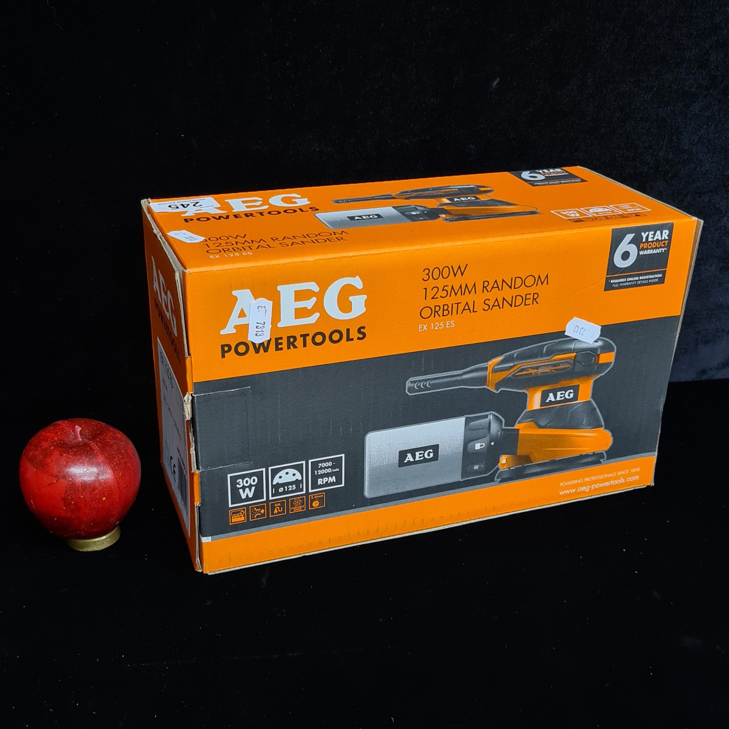 A brand new in box AEG Powertools 300W 125MM Random Orbital Sander. RRP ...
