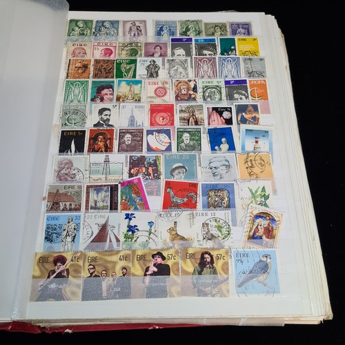 A fULL Linder stamp album containing franked and unfranked mounted and ...