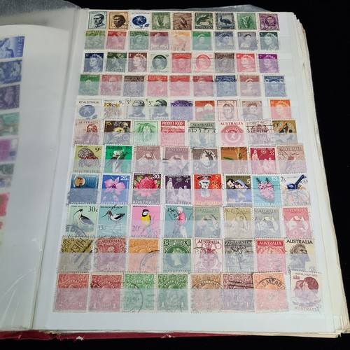 A fULL Linder stamp album containing franked and unfranked mounted and ...