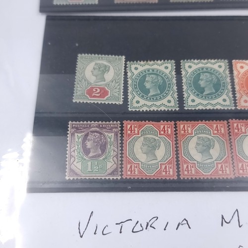 A collection of Great Britain Queen Victoria mint selection. Some are UMM.