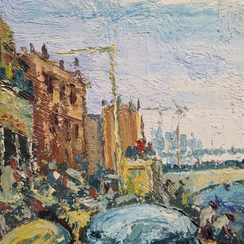 Star Lot: A very large fabulous oil on canvas painting titled 'The ...