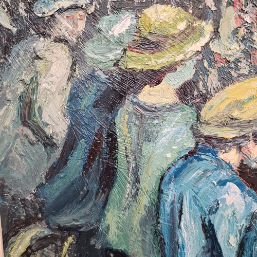 Star Lot: A very large fabulous oil on canvas painting titled 'The ...